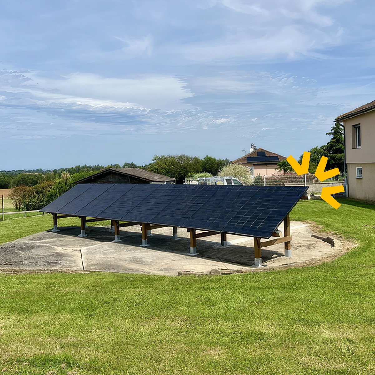 Installation photovoltaïque au sol, c'est possible - Rhône Solaire Pro